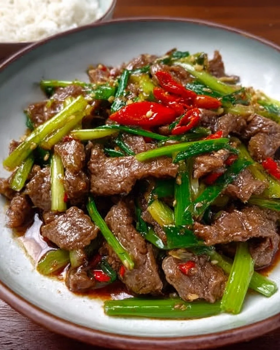 The Best Stir-fried Beef with Celery Recipe